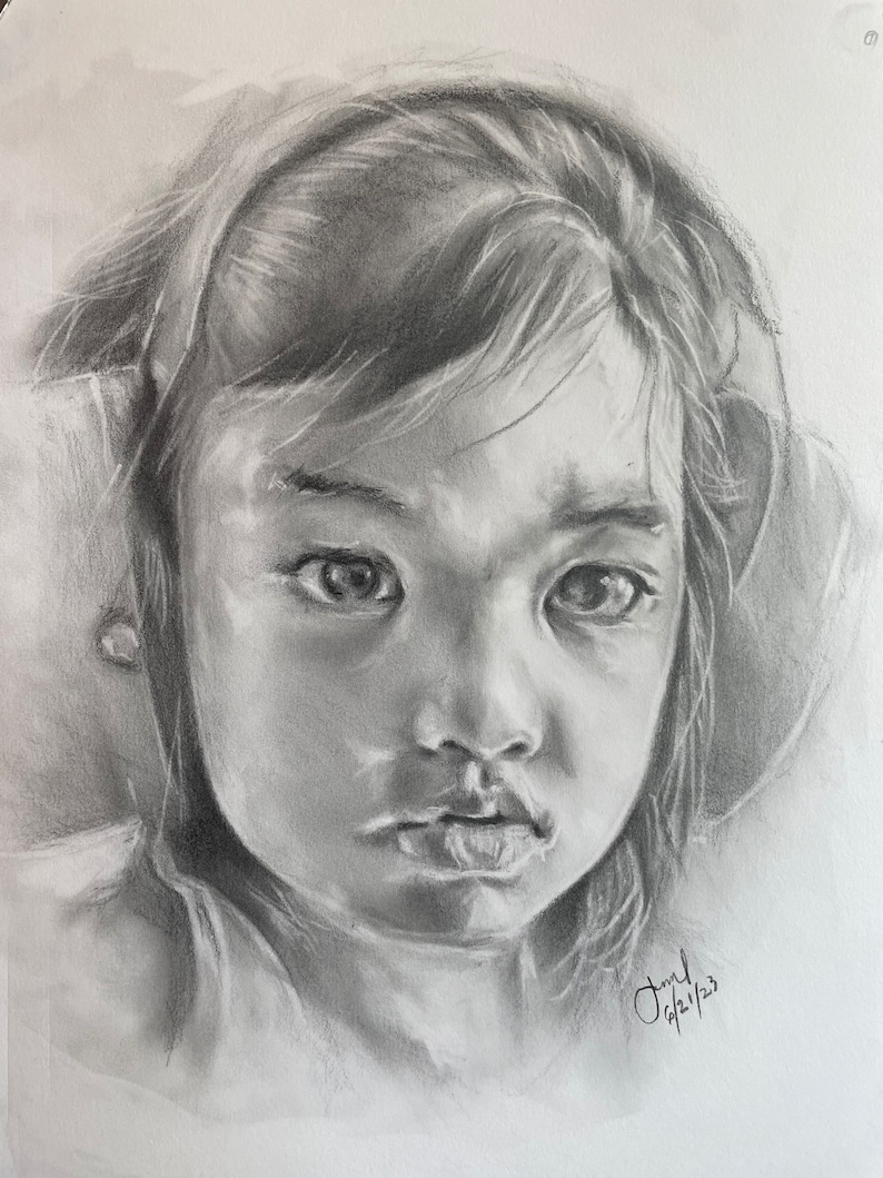 Custom Graphite Portraits - Etsy