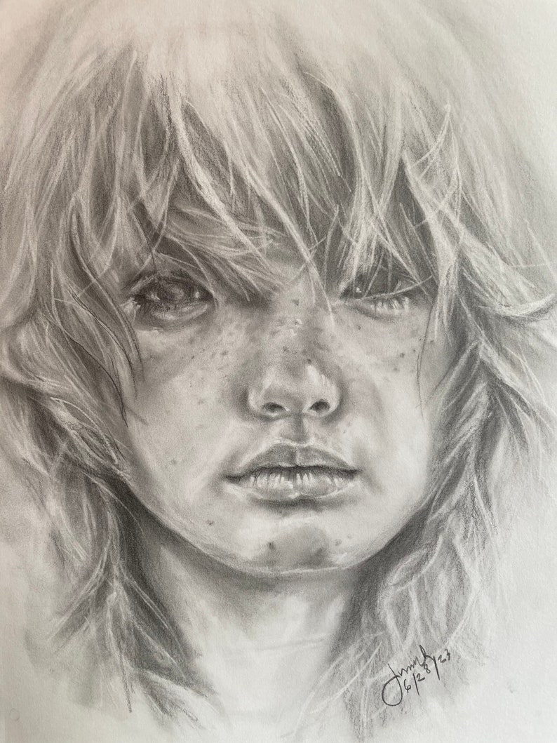 Custom Graphite Portraits - Etsy