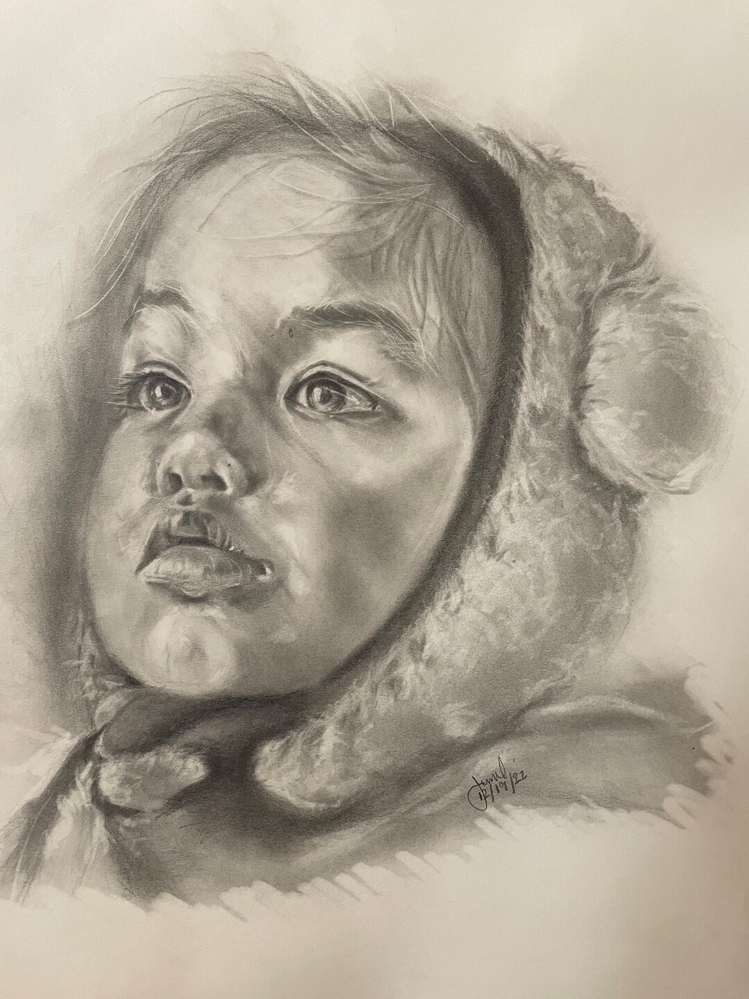 Custom Graphite Portraits - Etsy
