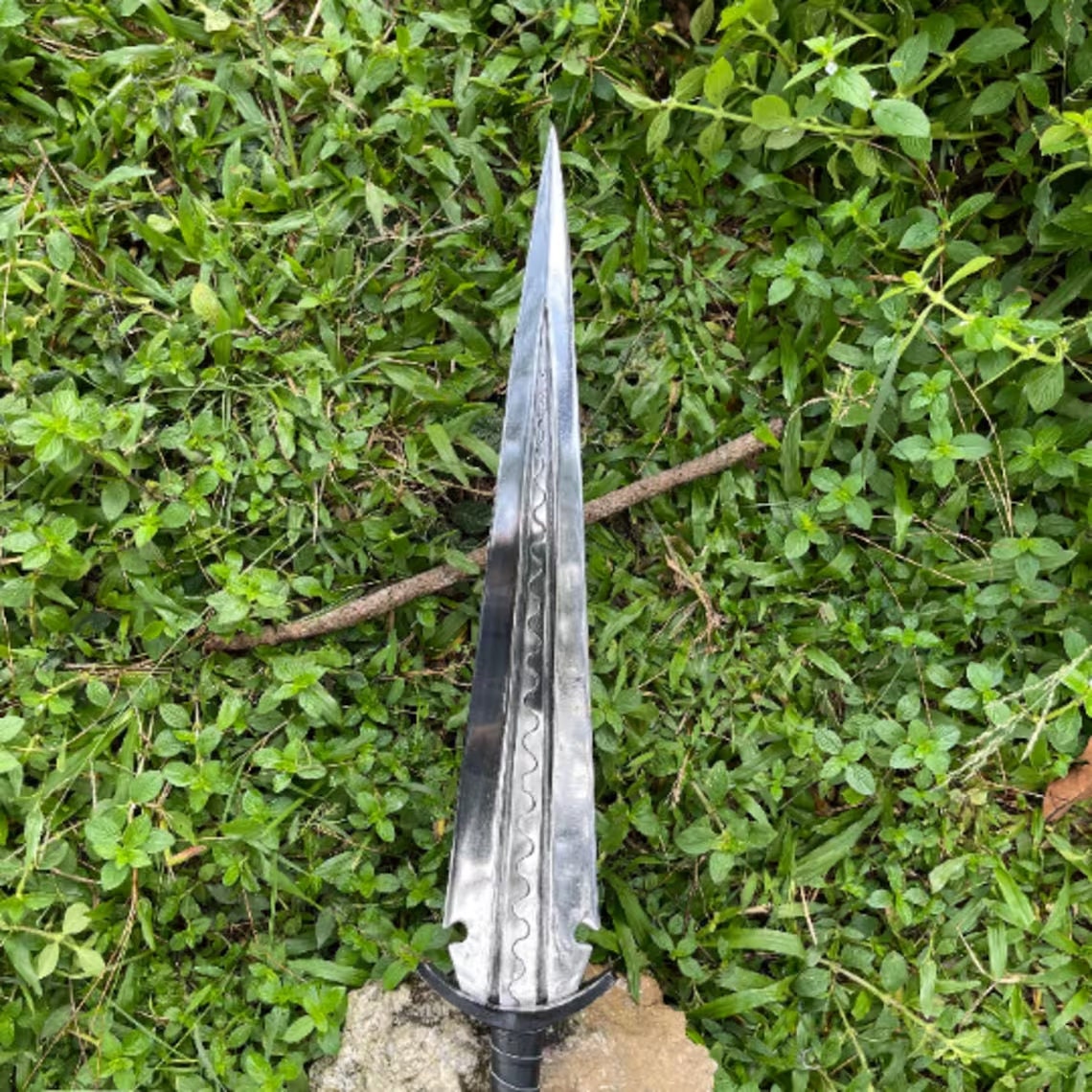 Custom Handmade 5160 Steel Boar Hunting Spear With Leather Sheath - Etsy