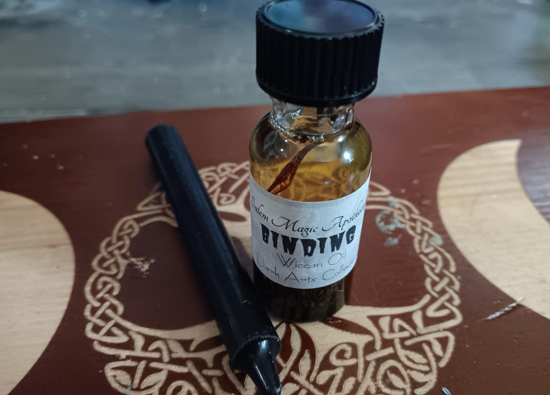 BINDING OIL, Wiccan Oil, Dark Arts Collection, Witchcraft, Ritual Oil ...
