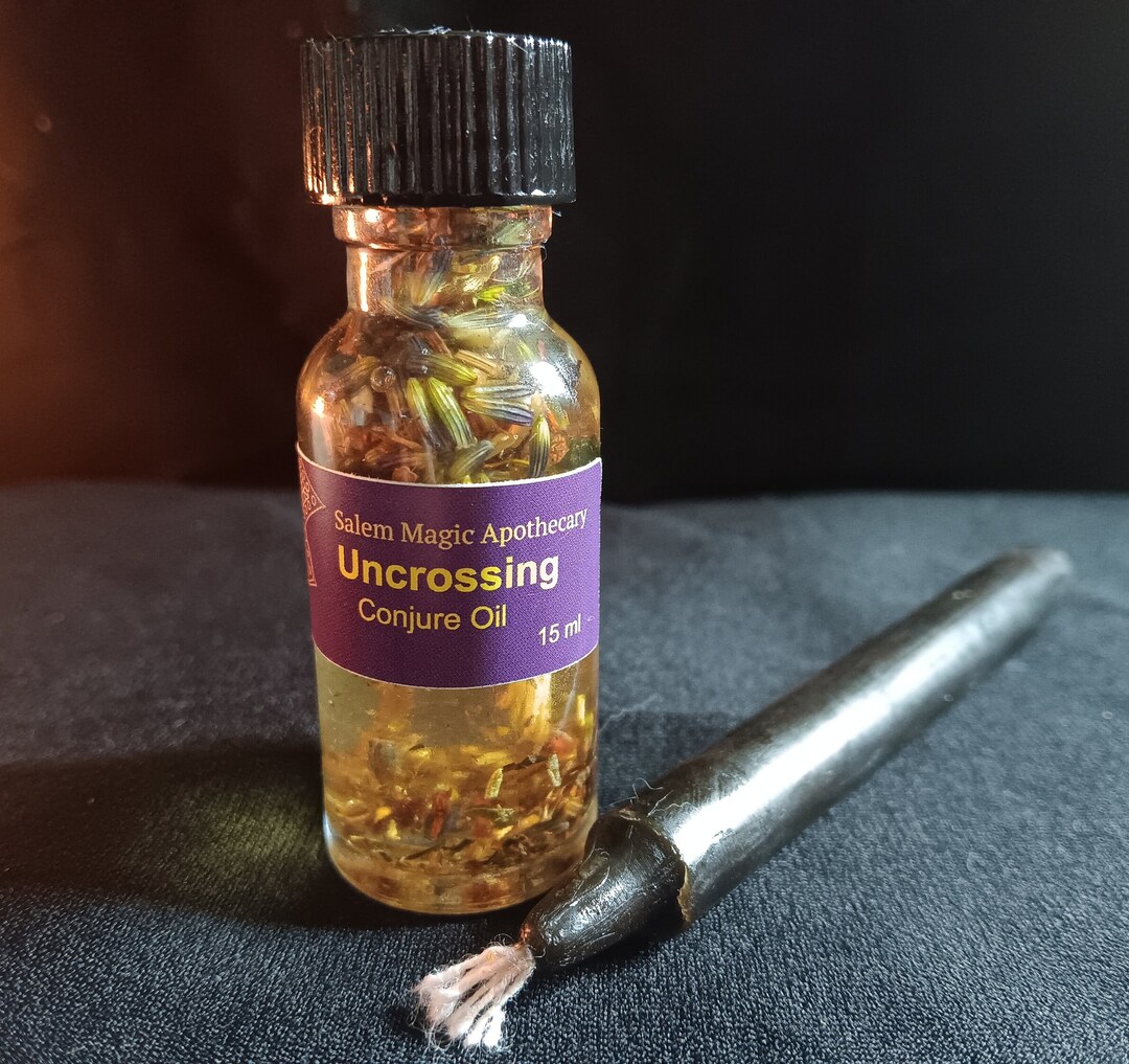 Uncrossing Oil, Hoodoo Oil, Ritual Oil, Conjure Oil, Uncrossing Oil W/ Black Corresponding ...