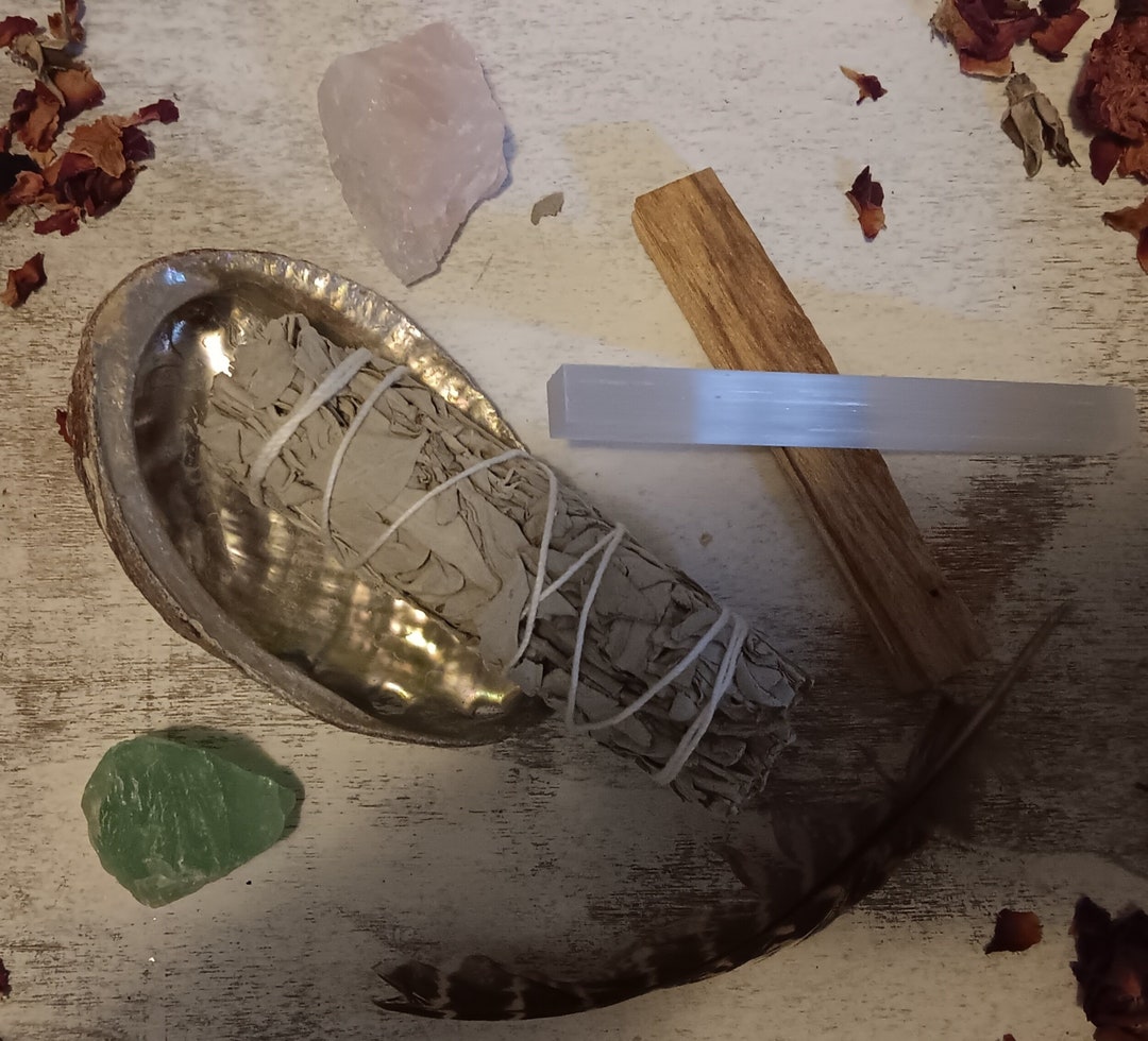 Mini Sacred Smudge Set, Mini Smudging Kit, Mini Smudge Set With ...