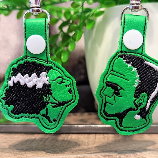 Frankenstein Keychain - Etsy