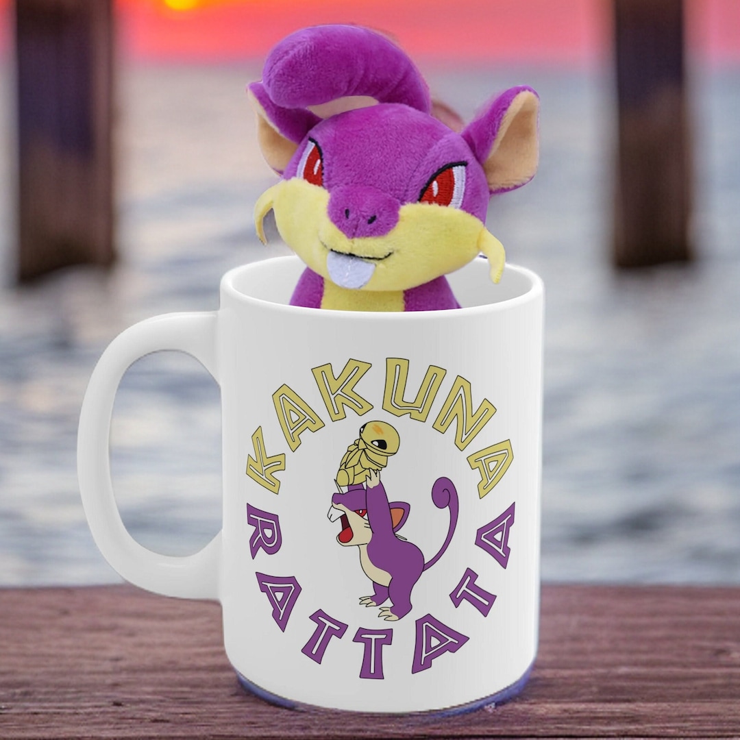 Kakuna Rattata Hakuna Matata Mug, Meme Mug, Funny Pokemon Mug, the Lion ...