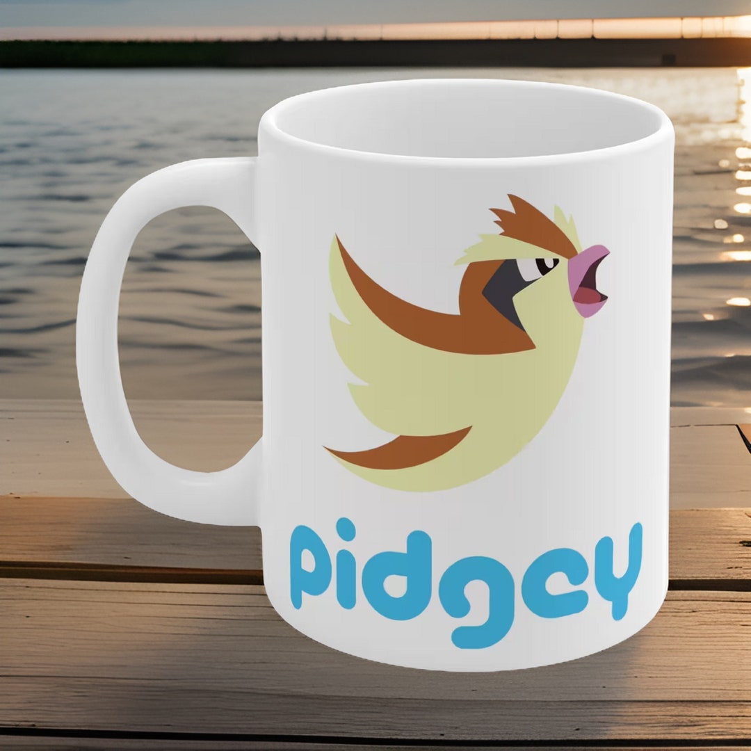 Pidgey Pokemon Twitter X Mug Parody Logo Design Gift Funny - Etsy