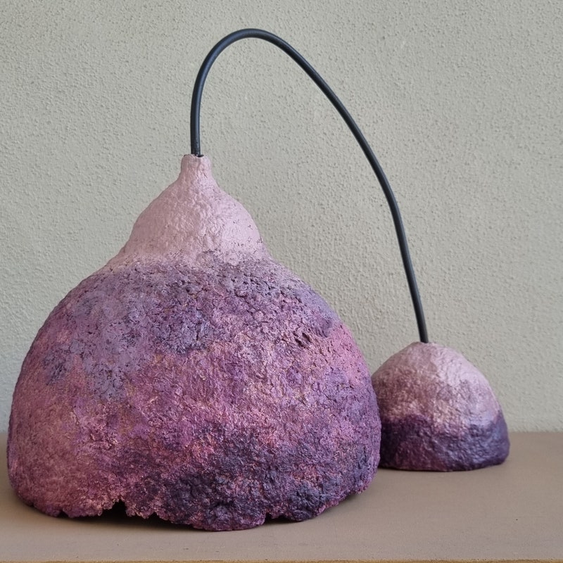 Paper Pulp Lamp - Etsy UK