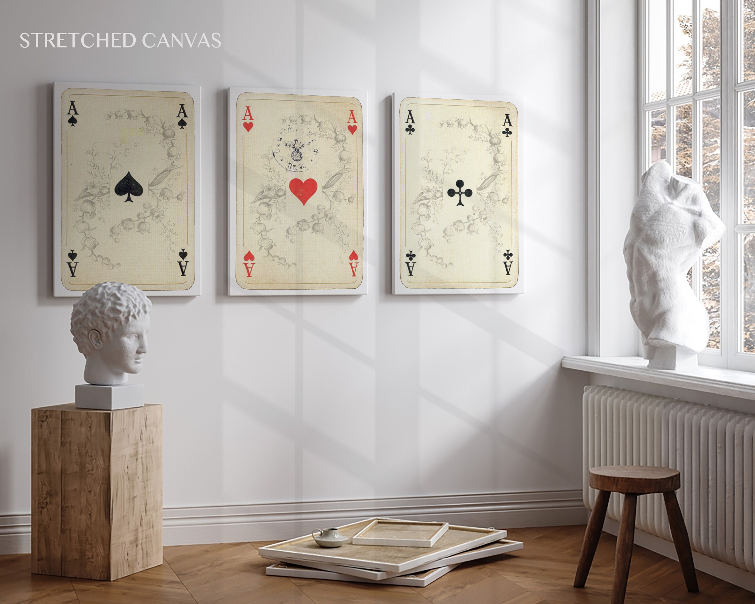 Trendy Retro Playing Card Wall Art Set Retro Trendy Aesthetic Print trendy-retro-playing-card-wall-art-set-retro-trendy-aesthetic-print