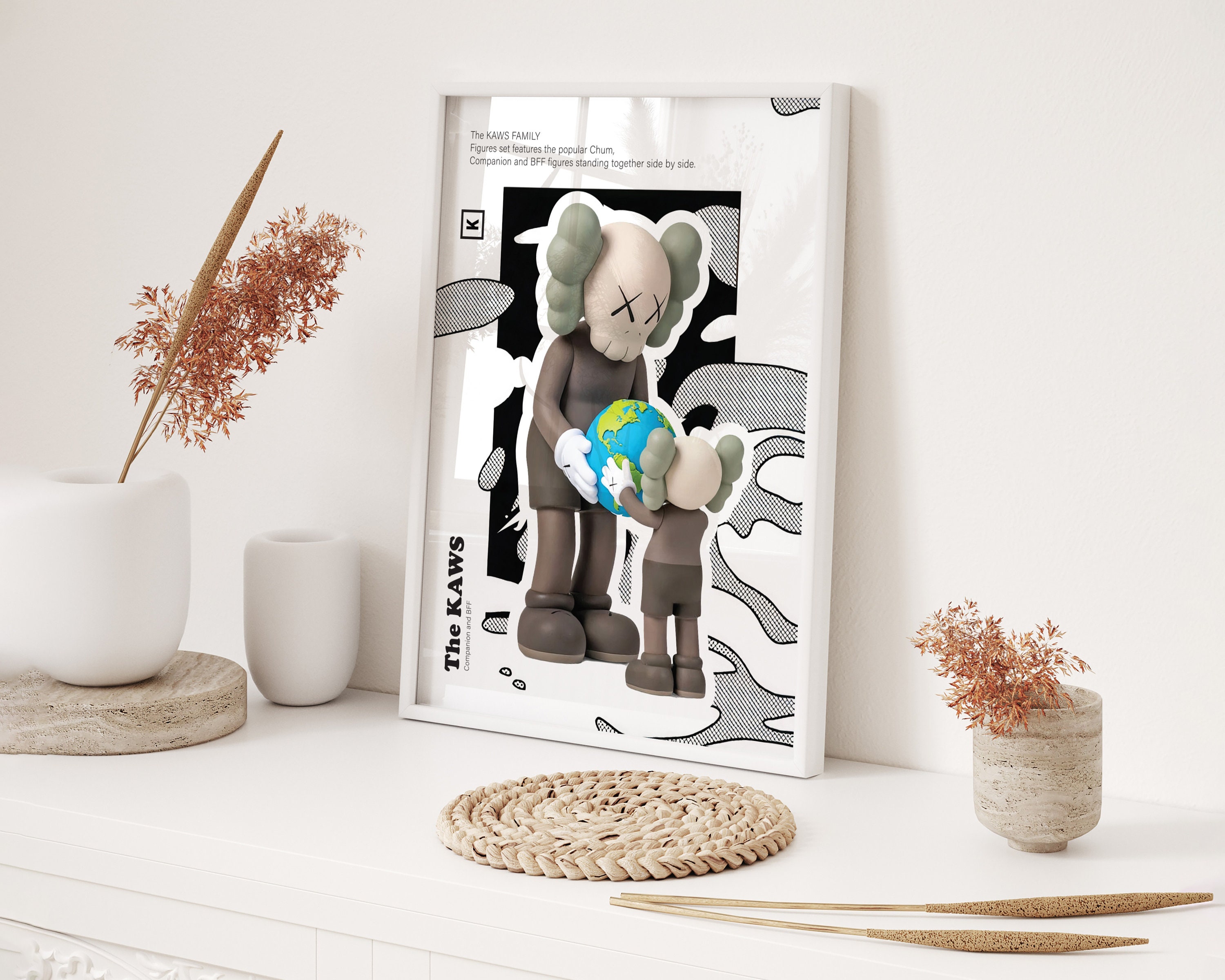 Hypebeast Kaws Figure Wall Art,hypebeast Decor,hypebeast Toys Poster ...