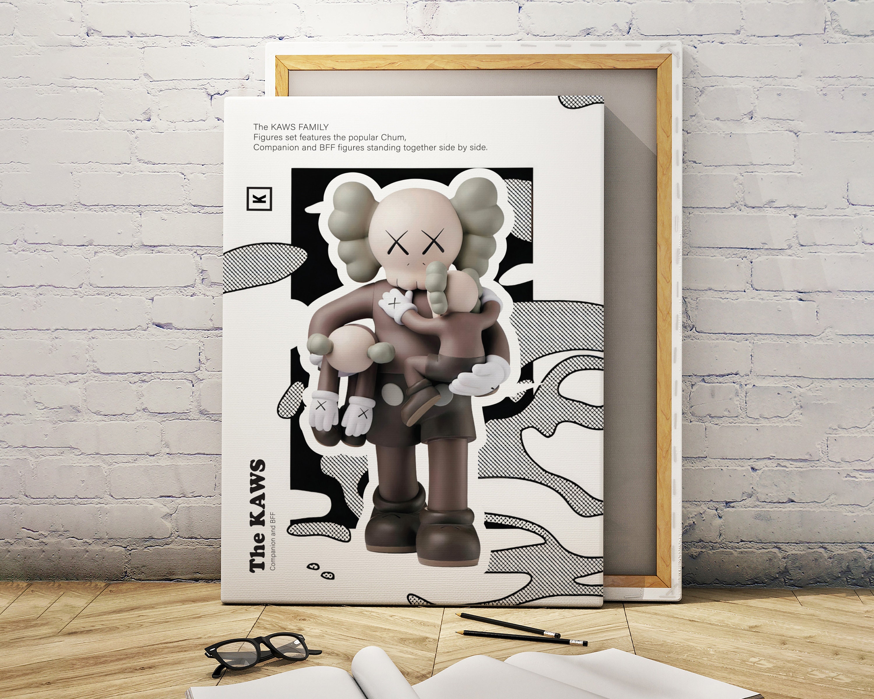 Hypebeast Kaws Figure Wall Art,hypebeast Decor,hypebeast Toys Poster ...