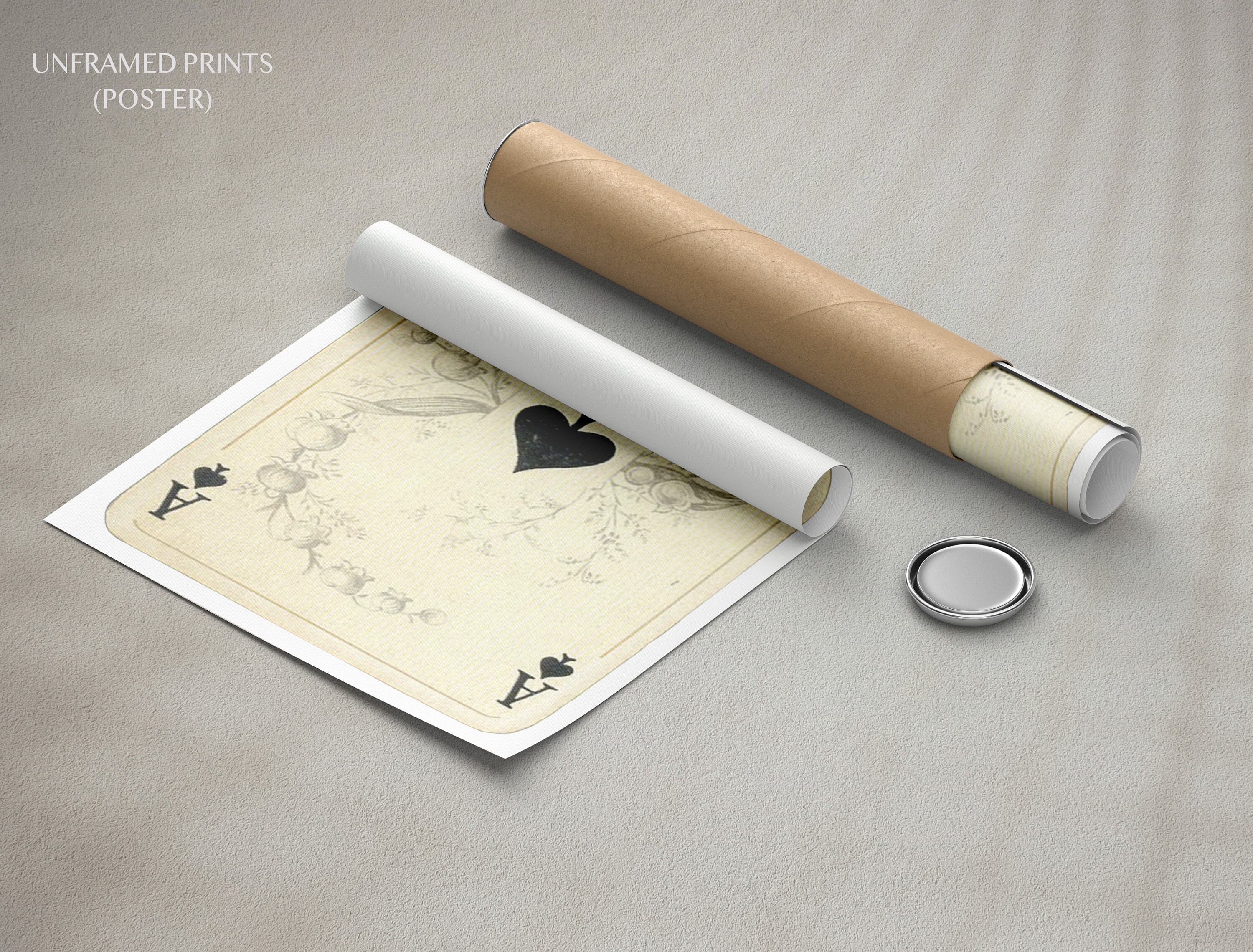 Trendy Retro Playing Card Wall Art Set, Retro Trendy Aesthetic Print ...