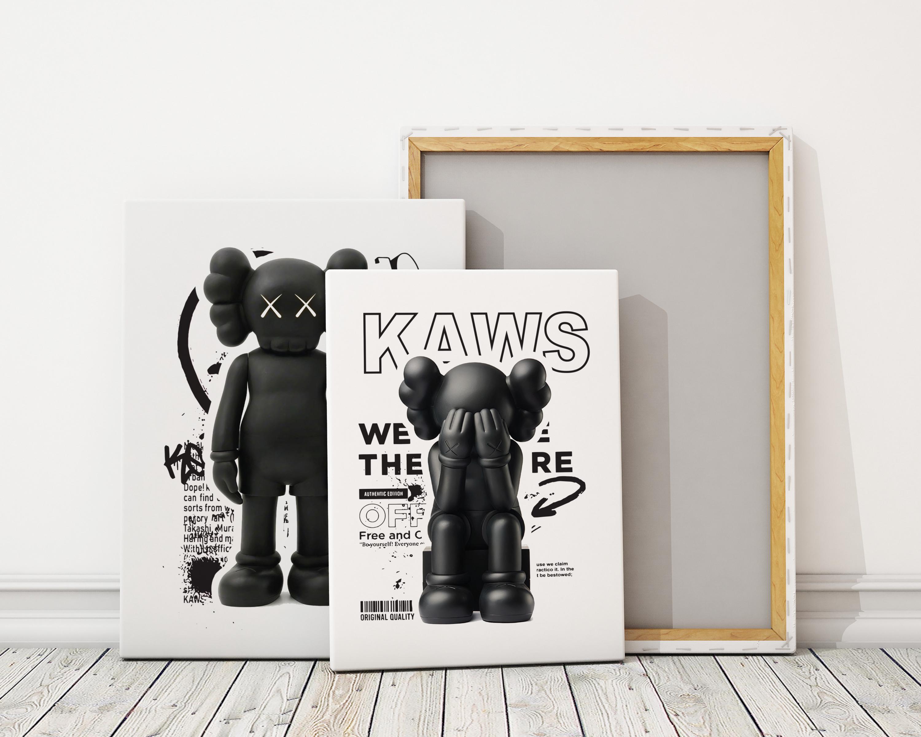 Black Hypebeast Graffiti Poster Set of 3 Minimalist Urban Wall Art & Decor, Trendy Hypebeast ...