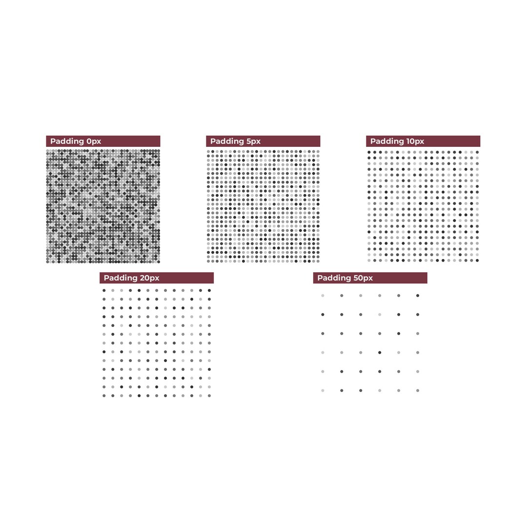 Grayscale Circles 10px Grid - Etsy