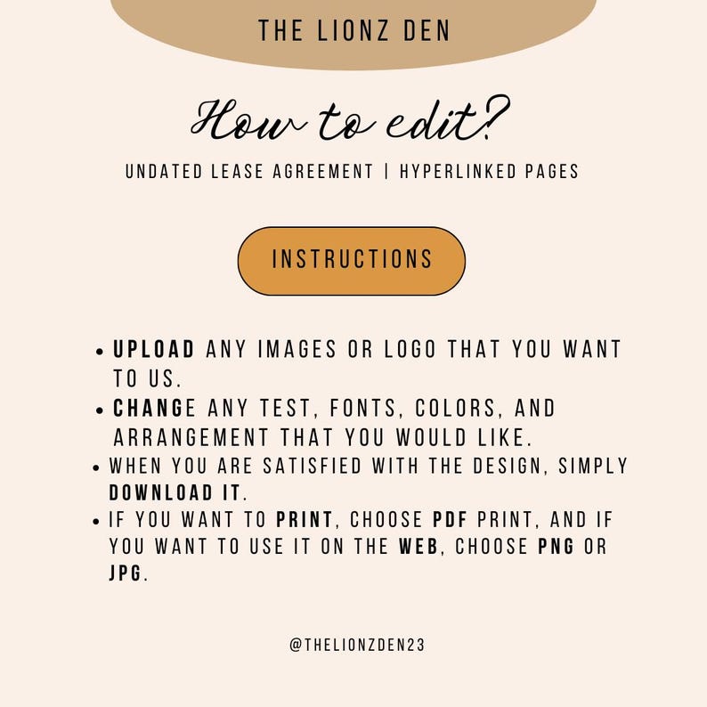 Editable Residential Lease Agreement Template - Printable Rental ...