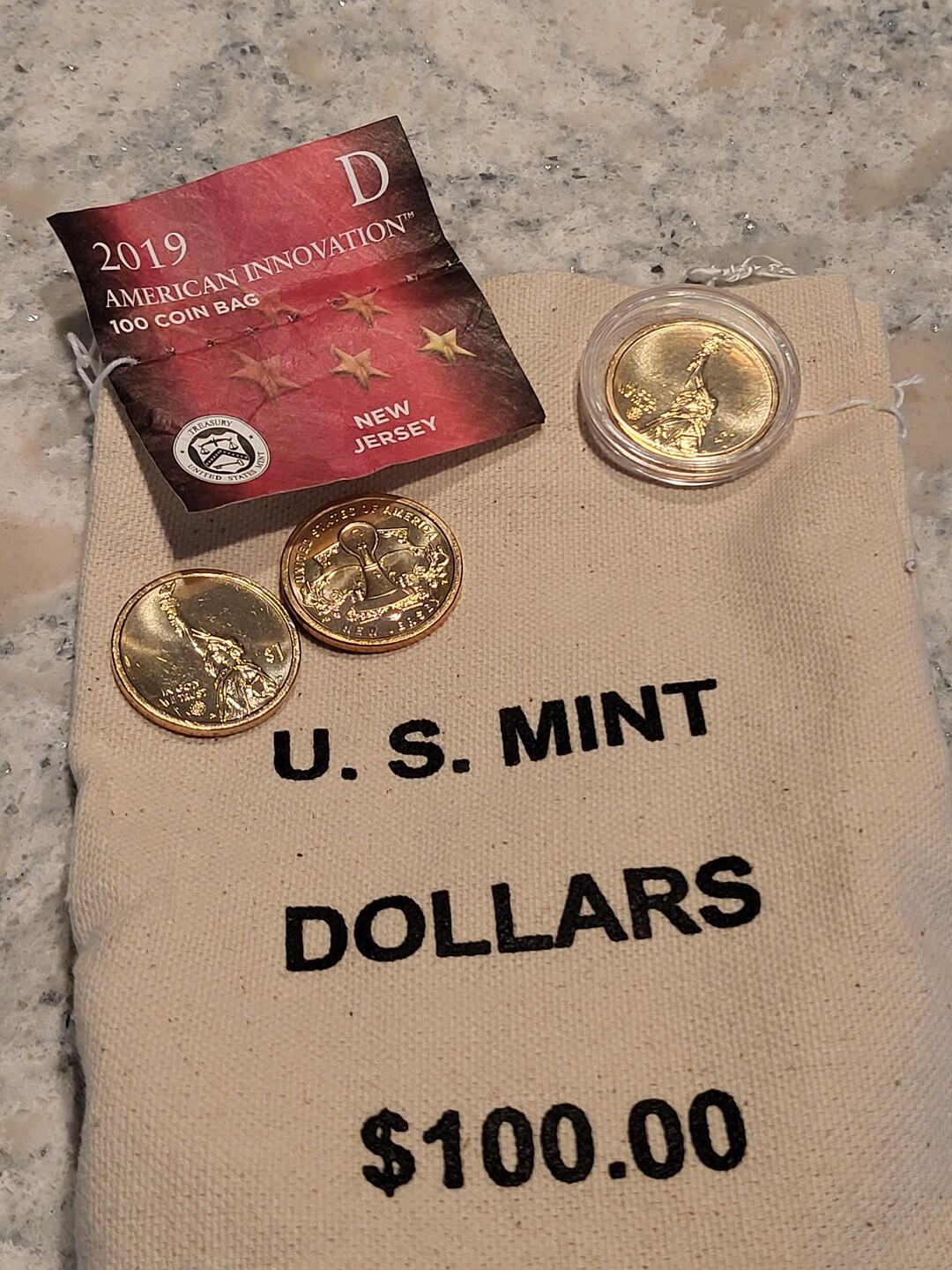 Unissued Official US Government Mint American Innovation Dollar Coins ...
