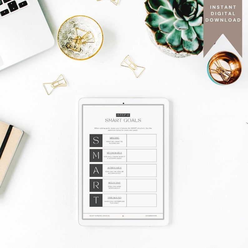 Wheel of Life Tracker, Wheel of Life Workbook Worksheet, Smart Goal ...