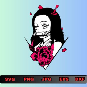Nezuko SVG Cutting Files for the Cricut - Etsy Australia
