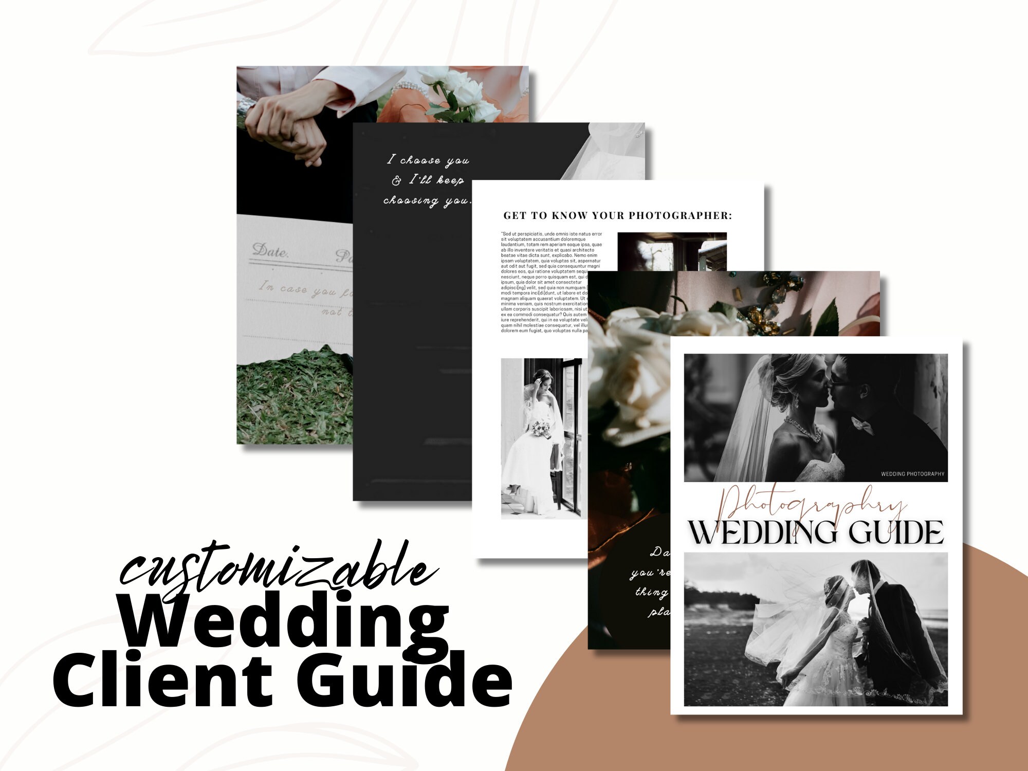 Wedding Client Workbook Get to Know Photographer Guide Photography ...