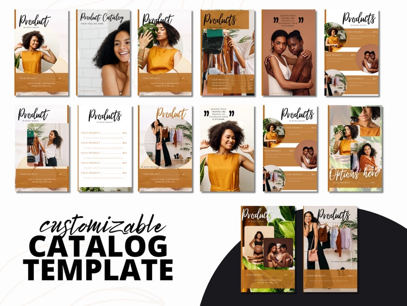 Editable Product Catalogue Lookbook for Designers Jewelry Fashion ...