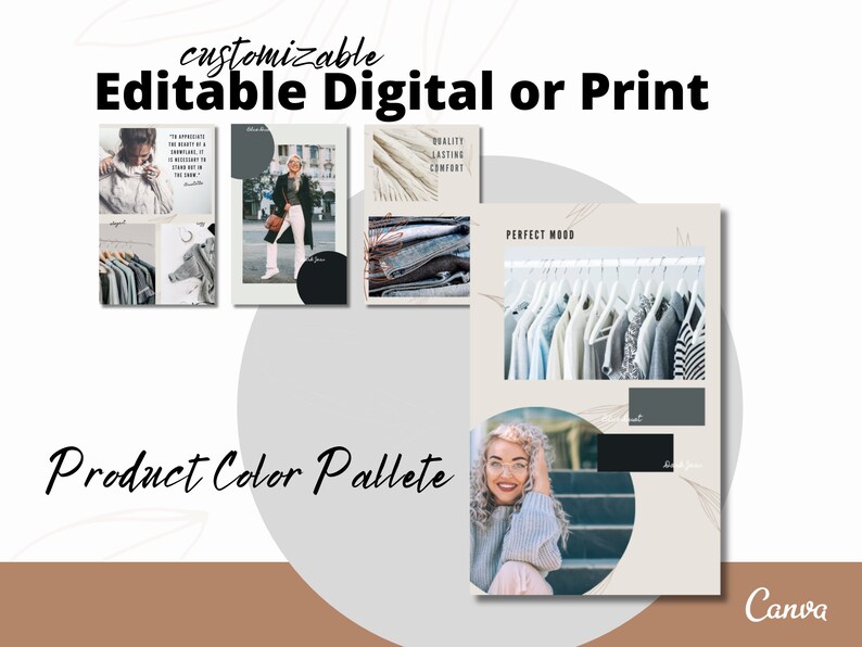 Editable Product Catalogue Lookbook for Designers Jewelry Fashion ...