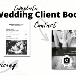 Wedding Client Workbook Get to Know Photographer Guide Photography ...