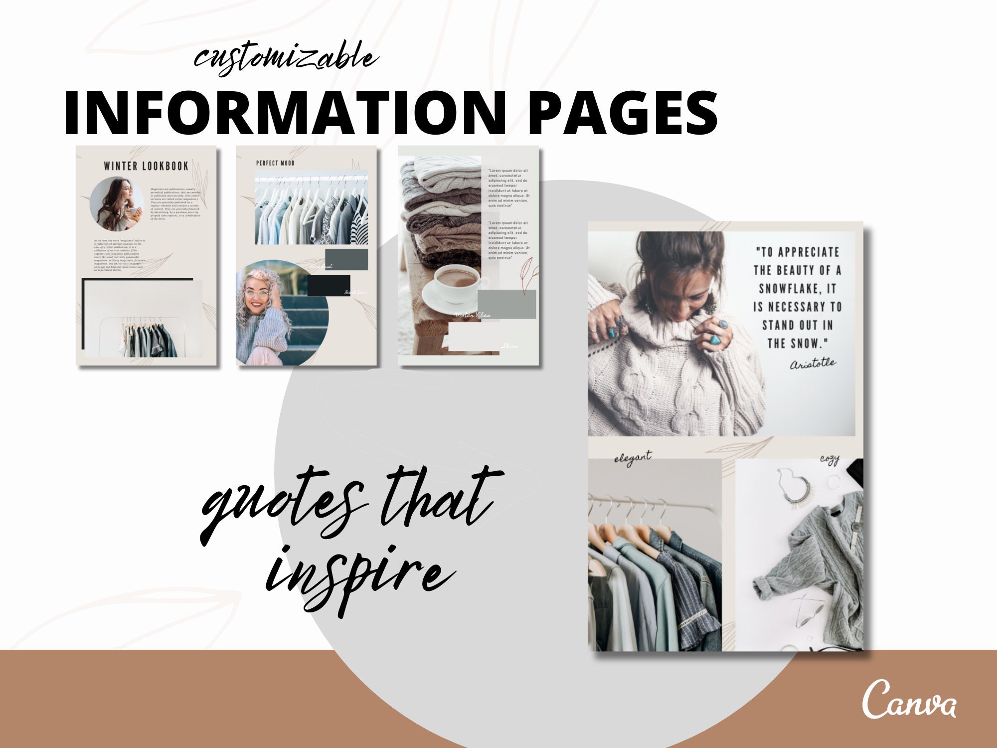 Editable Product Catalogue Lookbook for Designers Jewelry Fashion ...