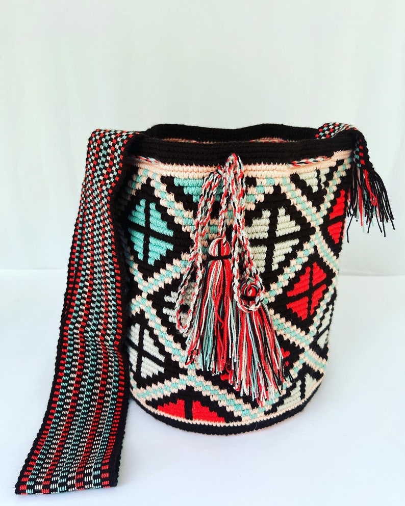 Beautiful Handmade Backpack Made in Colombia - Wayuu - Etsy