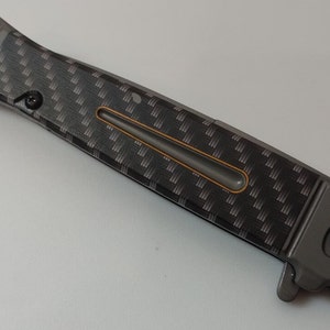 Spring Assisted Open Folding Knife. Stiletto Blade Pocket Knife. - Etsy