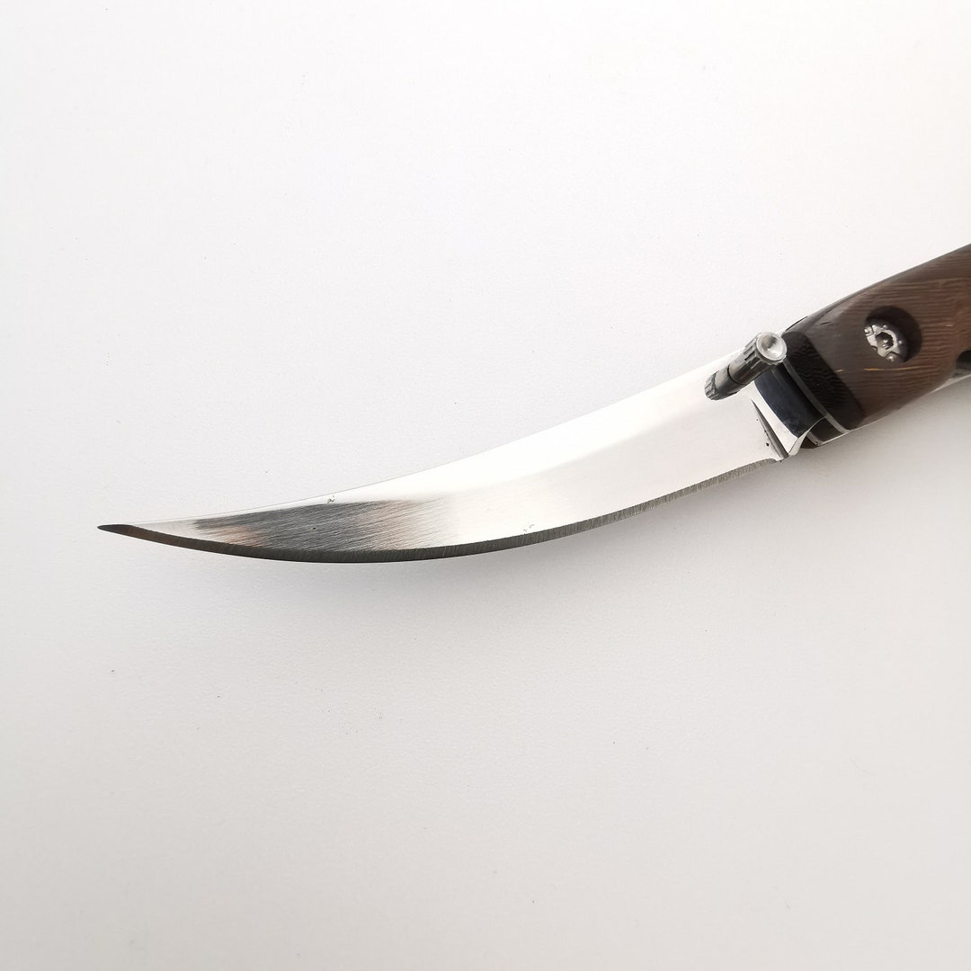 Knife Trailing Point Blade, Folding Knife Survival Knife, Camping ...