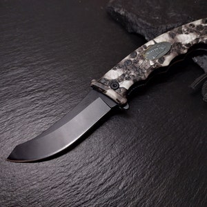 Knife Trailing Point Blade, Hunting Knife, Survival Pocket Knife ...