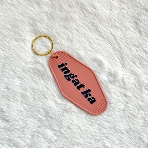 Filipino Inspired Motel Keychain - "ingat Ka" - Tagalog/philippines ...