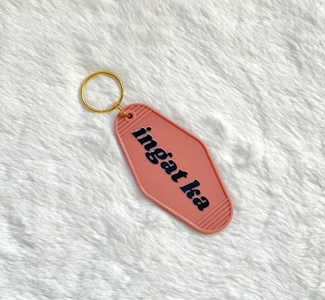 Filipino Inspired Motel Keychain - "ingat Ka" - Tagalog/philippines ...