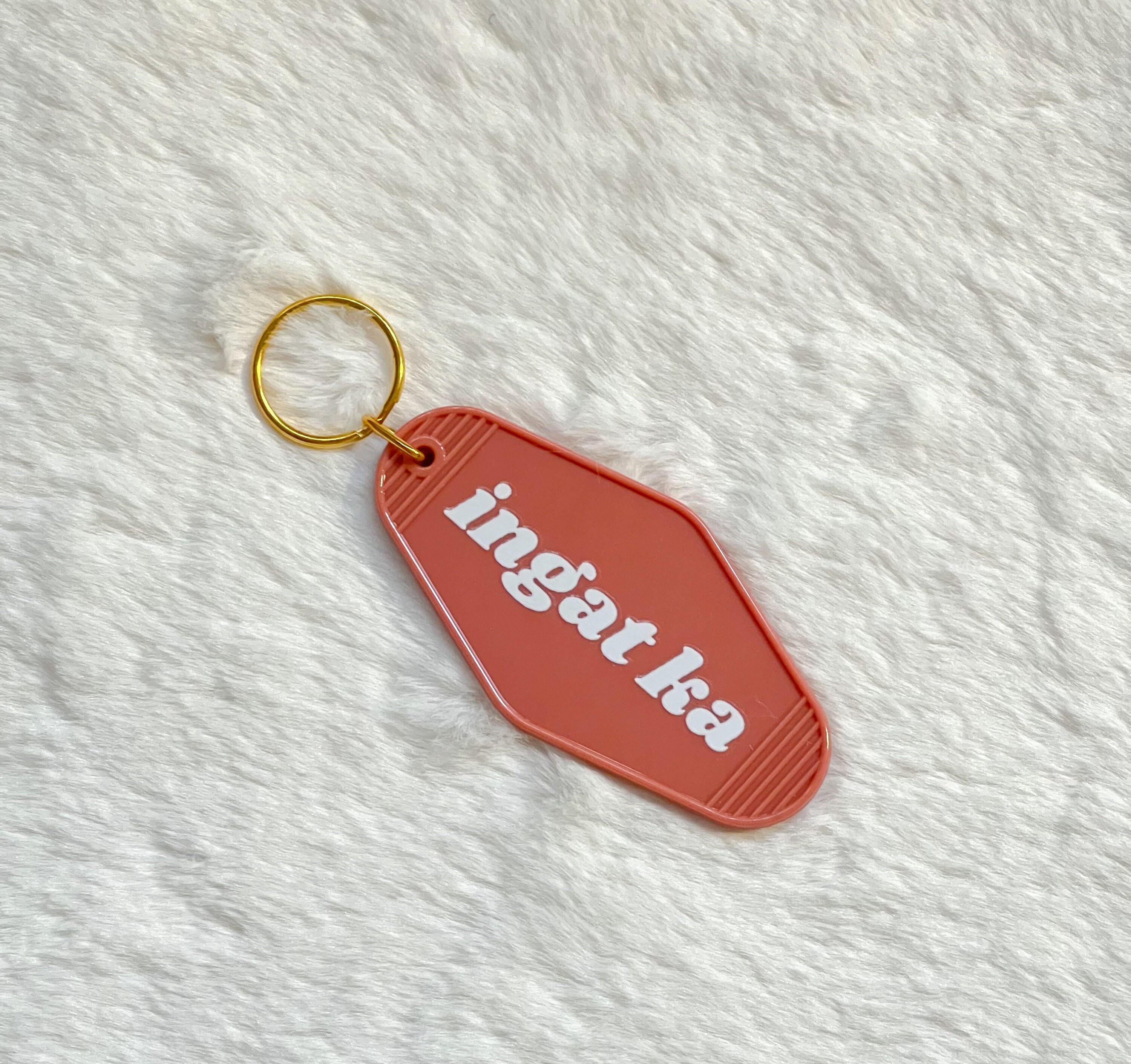 Filipino Inspired Motel Keychain - "ingat Ka" - Tagalog/philippines ...