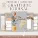 Printable Gratitude Journal, Daily Gratitude Journal, Mental Health ...
