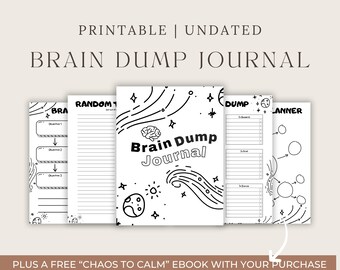 EDITABLE Brain Dump catch All Template, to Do List Printable, Daily ...