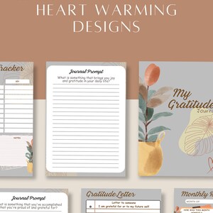 Printable Gratitude Journal, Daily Gratitude Journal, Mental Health ...