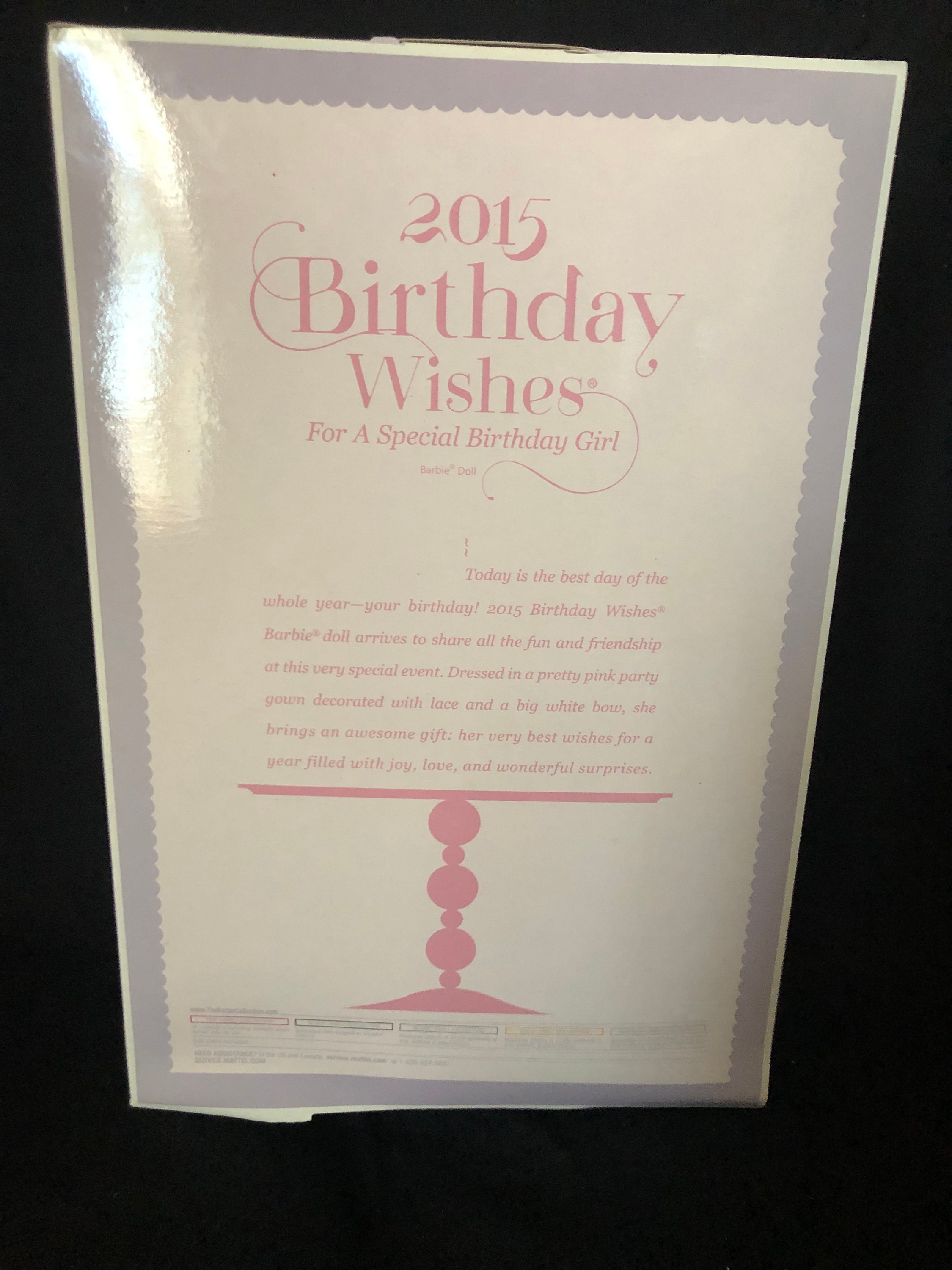 BARBIE Collector Birthday Wishes New in Box - Etsy