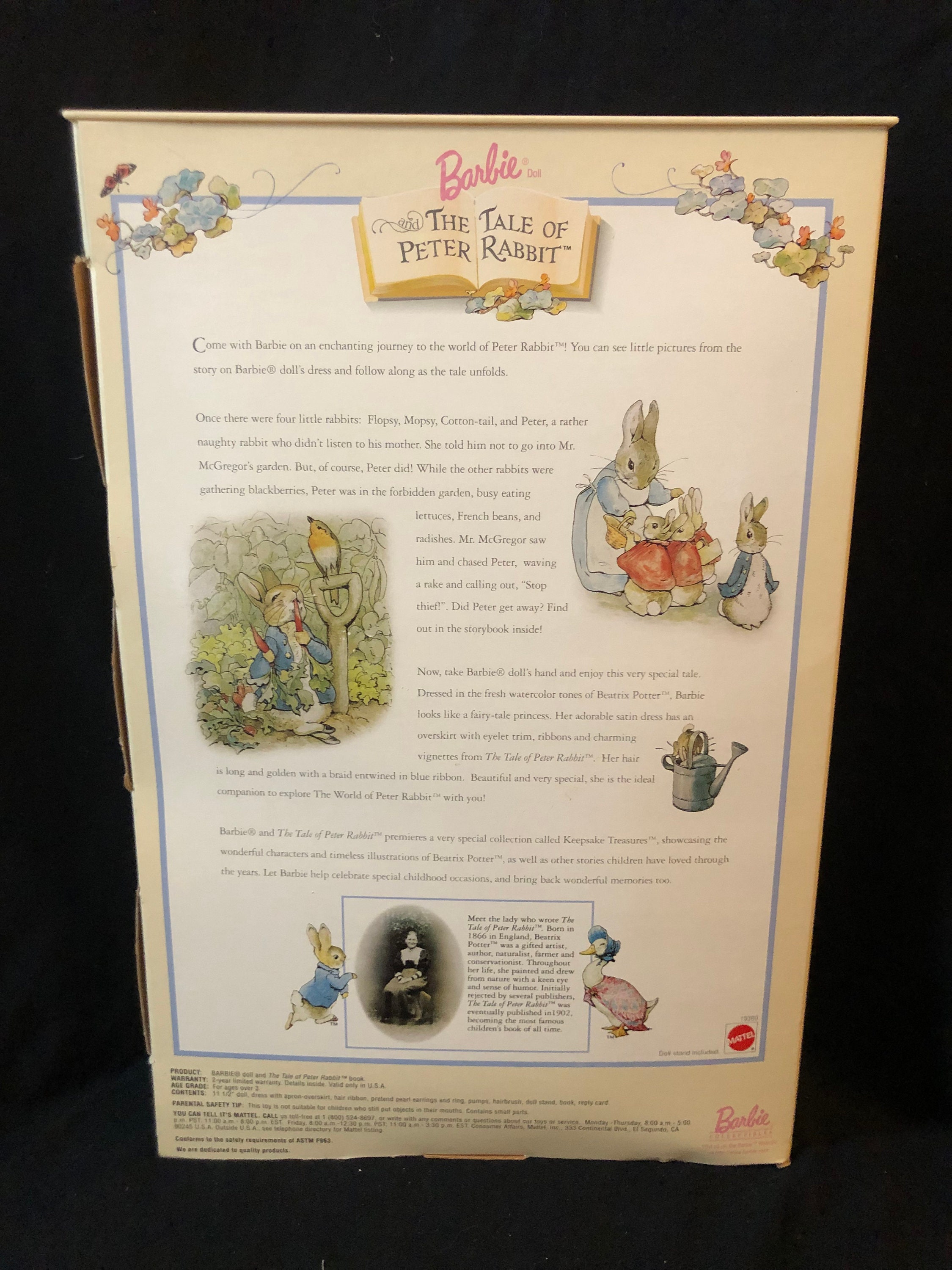 BARBIE the Tale of Peter Rabbit Collector Edition New in Box - Etsy