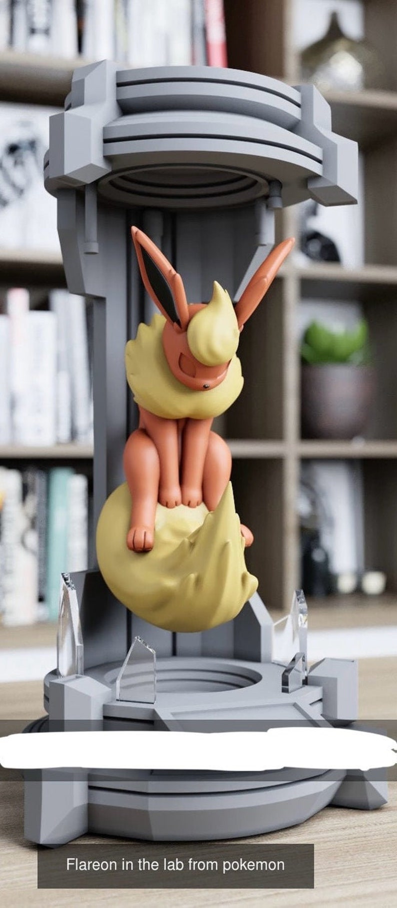 Encapsulated: Flareon. Full Color FDM Models or Base Resin Color ...