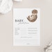 Otter Baby Shower Welcome Sign, Baby Shower Sign, Minimalist Baby ...