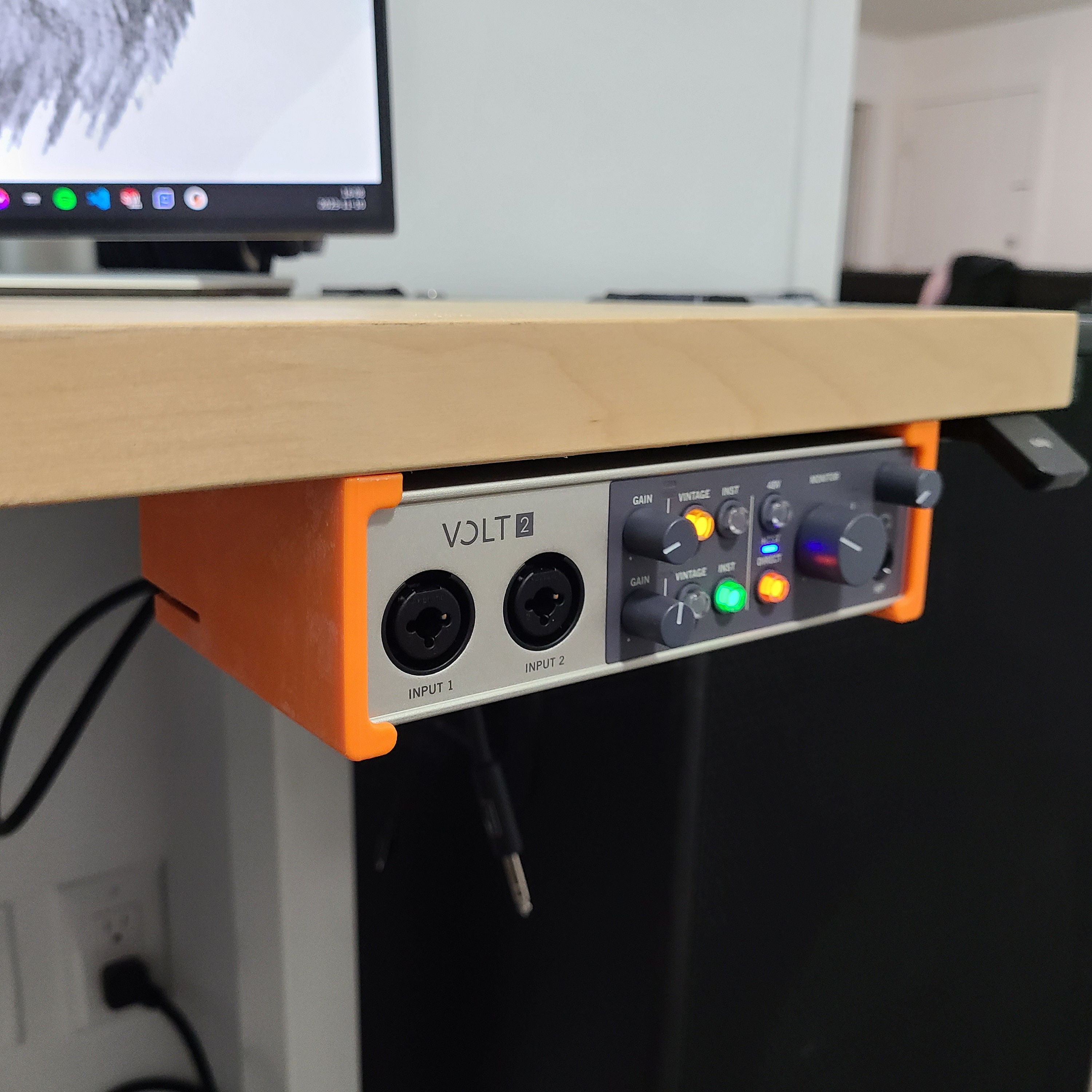 Volt 1 - 2 - 4 Audio Interface - Under-desk Mount With Screws and Drill ...