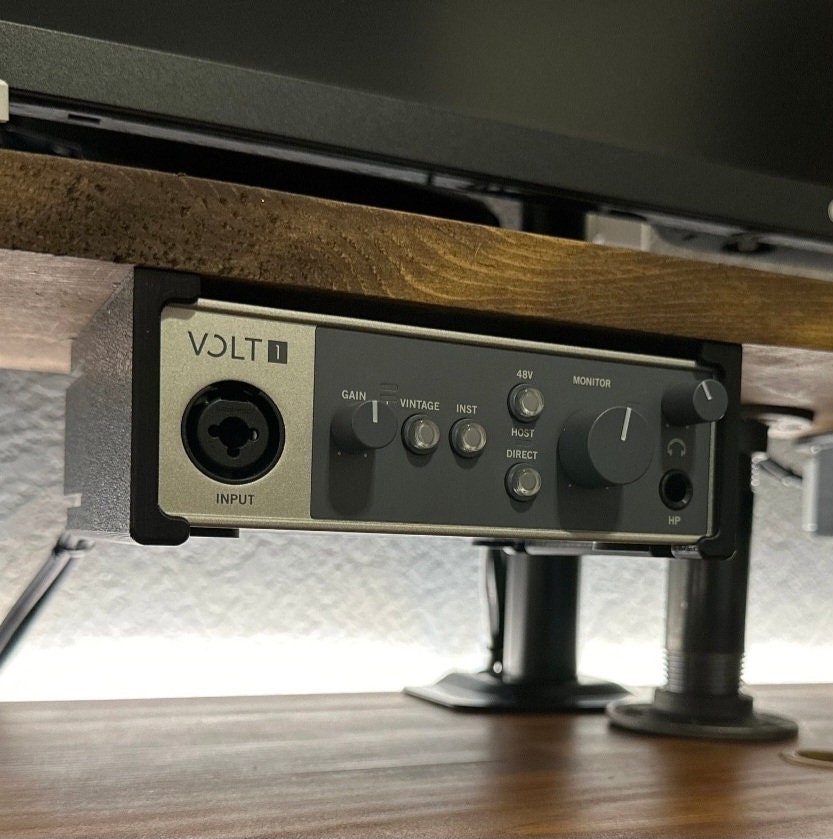 Volt 1 - 2 - 4 Audio Interface - Under-desk Mount With Screws and Drill ...