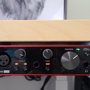Focusrite Solo 3rd Gen - Under-desk Mount With Screws and Drill Guide ...