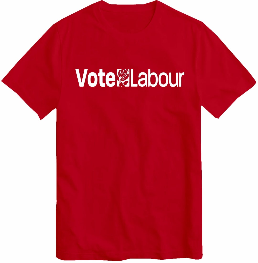 Labour Supporter Politics Kier Starmer T-shirt Vote for Labour Party ...