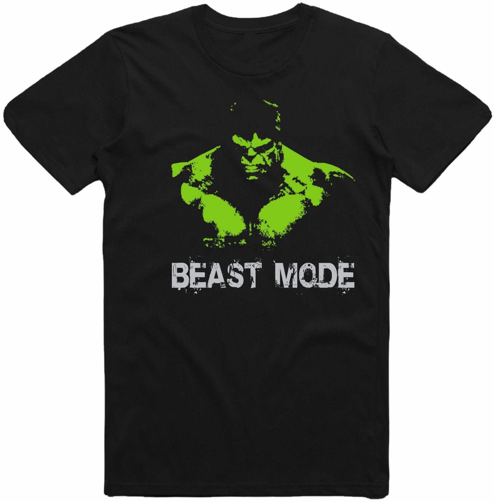 Hulk Beast Mood Gym T Shirt Casual Bodybuilding Wear Training Workout ...