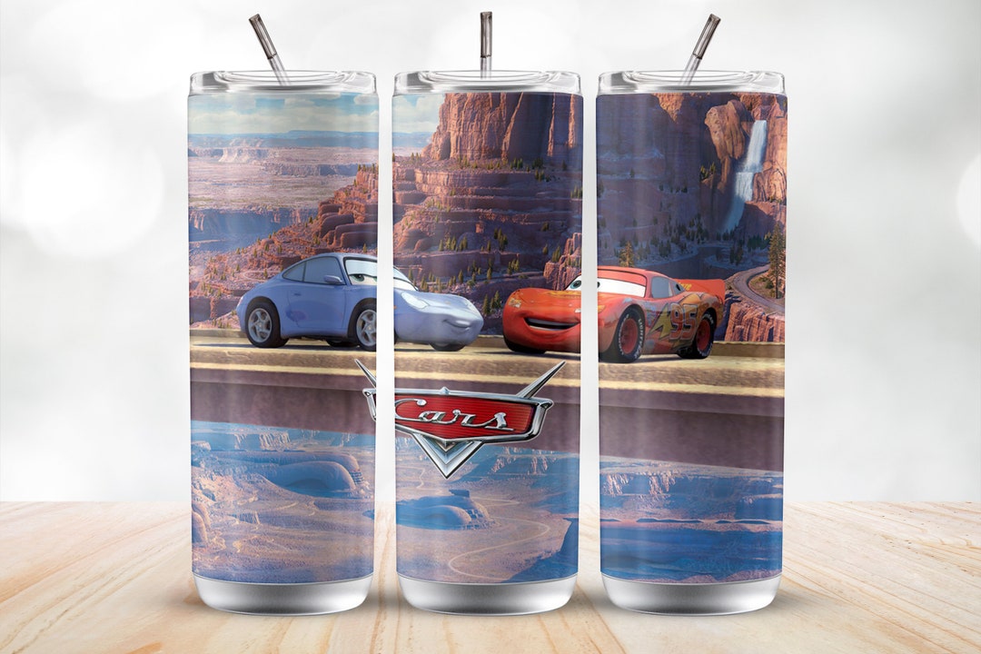 Cars 20oz Sublimation Tumbler Designs, Colorful 9.2 X 8.3” Straight ...