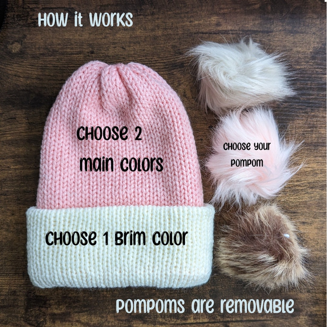 Custom Winter Hats, Reversible Winter Hats, Custom Knitted Winter Hat ...