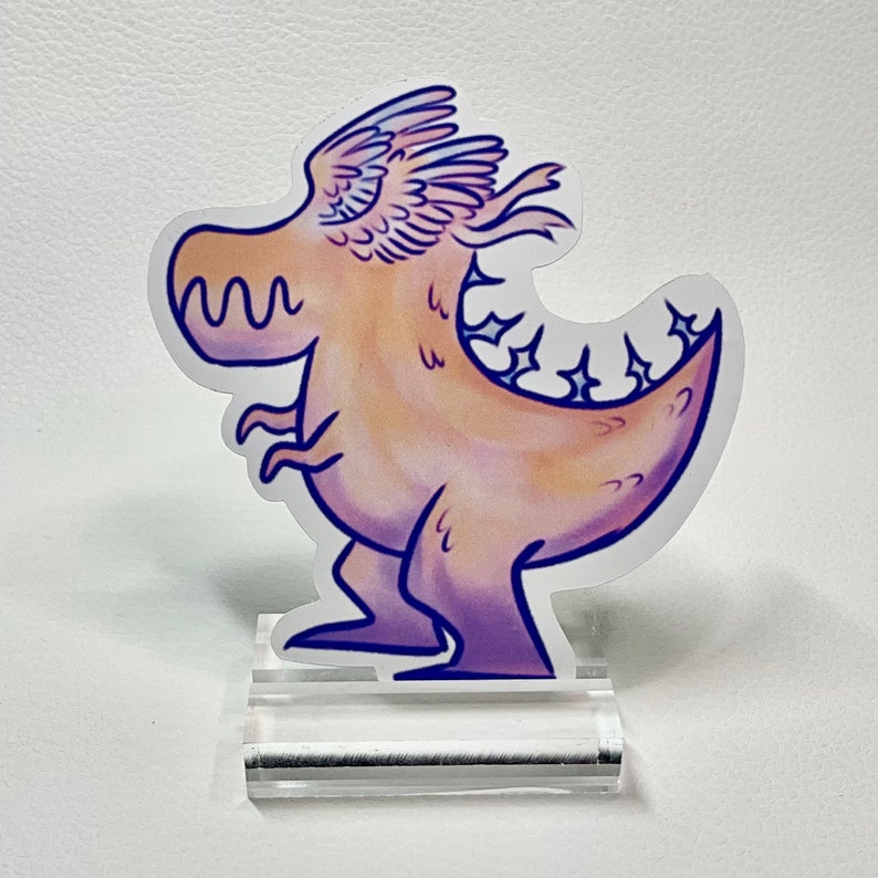 Biblically Accurate Angel Sticker Tyrannosaurus Rex Dinosaur Sticker ...