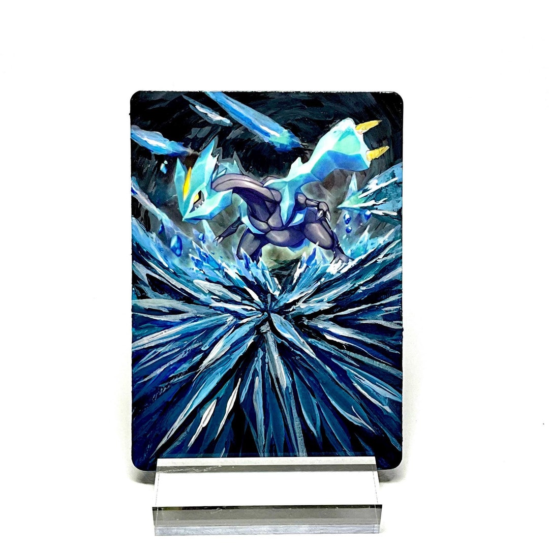Hand Painted Kyurem Pokemon Card, Extended Art Fan Gift - Etsy