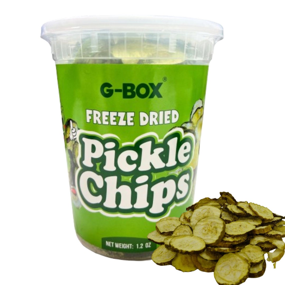 G-BOX Freeze Dried Pickles Chips in Air-tight Sealed Container - Etsy